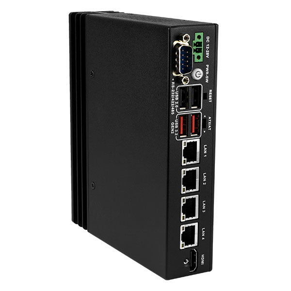 DRPC-124-EHL Fanless Embedded PC with Intel Celeron J6412 Quad Core 2 ...