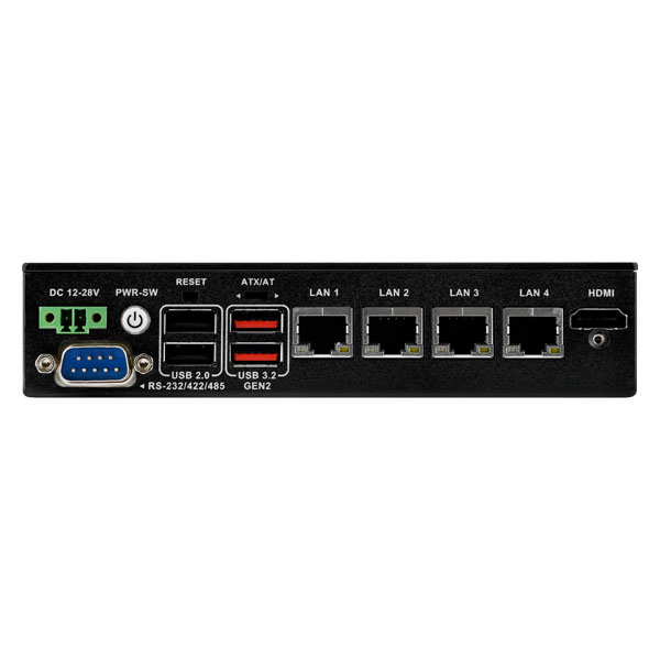 DRPC-124-EHL Fanless Embedded PC with Intel Celeron J6412 Quad Core 2.0GHz Processor ...