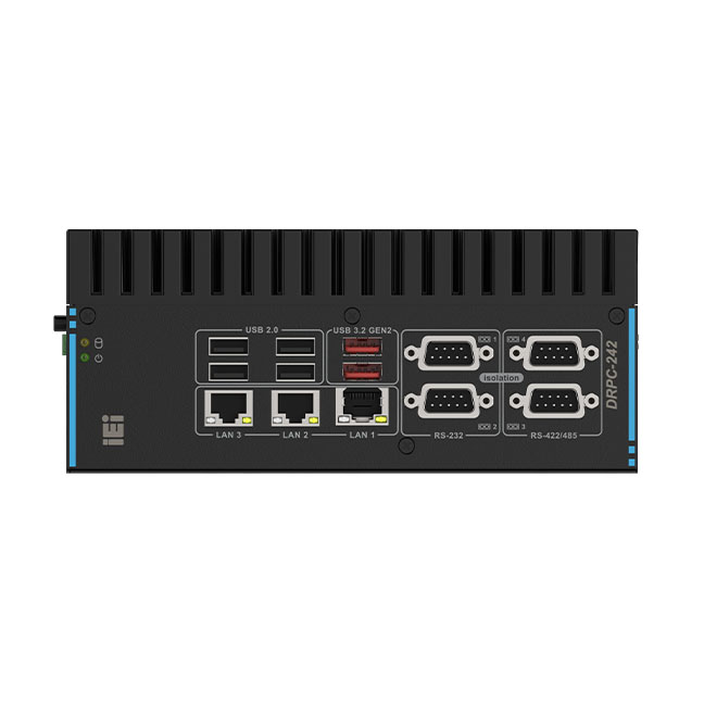 DRPC-242-ADL-P High Performance Fanless Embedded DIN-Rail PC with Intel ...