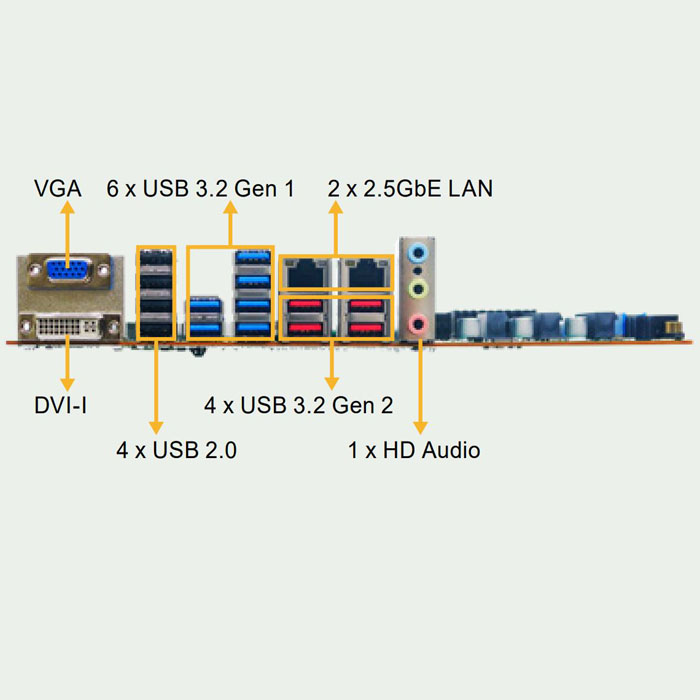 IMB-ADL-Q670 Industrial Micro ATX Motherboard with LGA1700 Intel Core i9/i7/i5/i3 Processor ...