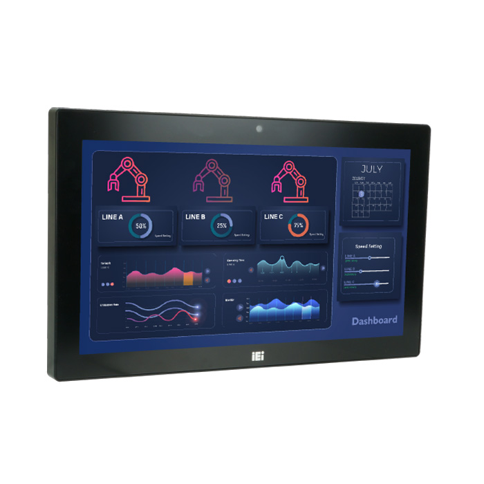 AFL3-W15A-AL 15.6” Fanless Touch Panel PC with Intel Celeron J3455 1 ...